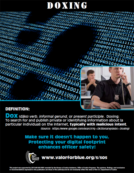 Doxing - Clearinghouse Resource #211 - VALOR for Blue